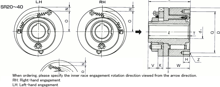 SR20-LH Detailed Information - Cam Clutch