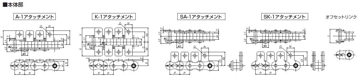 RS40-LSK Detailed Information - RS Attachment Chains