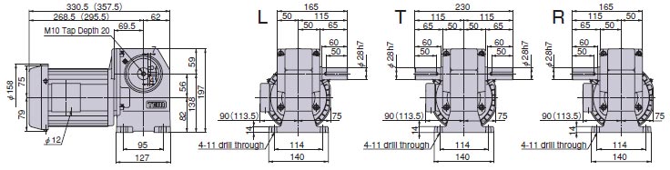 CSMA075-220L15L Detailed Information - Reducers