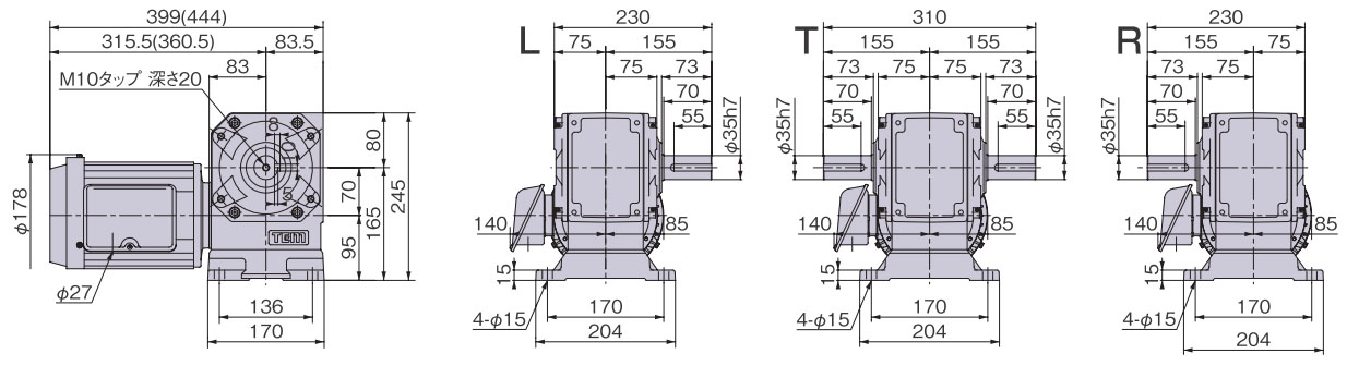 CSME075-280L40TB Detailed Information - Reducers
