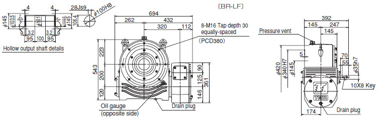 TD200H300BR-LF Detailed Information - Reducers