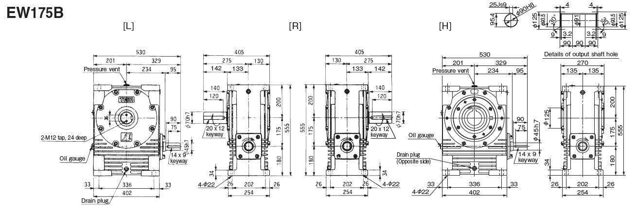 EW175B40R Detailed Information - Reducers