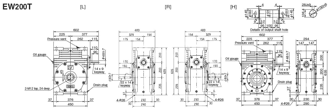 EW200T60H Detailed Information - Reducers