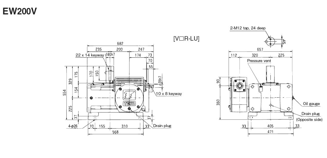 EW200V500L-RU Detailed Information - Reducers
