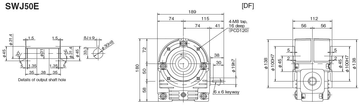 SWJ50E60DF Detailed Information - Reducers