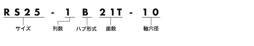 RS25-1B T- Detailed Information - Pilot Bore Series Steel type