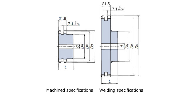 RS40-2B T Detailed Information - Pilot Bore Series Steel type